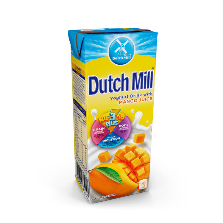 Dutch Mill Yoghurt Drink Mango 180ml | Lazada PH