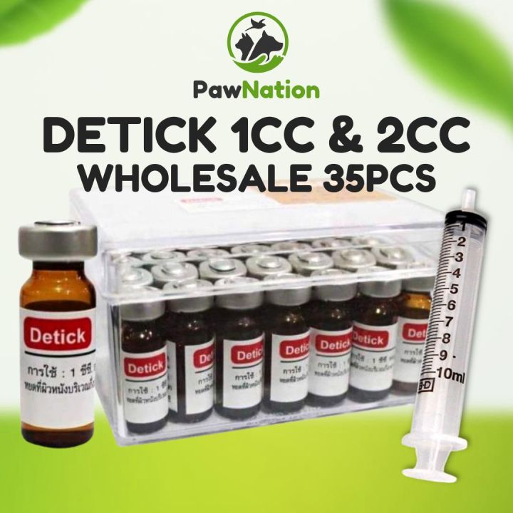 Detick 1cc and 2cc Anti Ticks & Fleas Spot on Solution Wholesale with ...