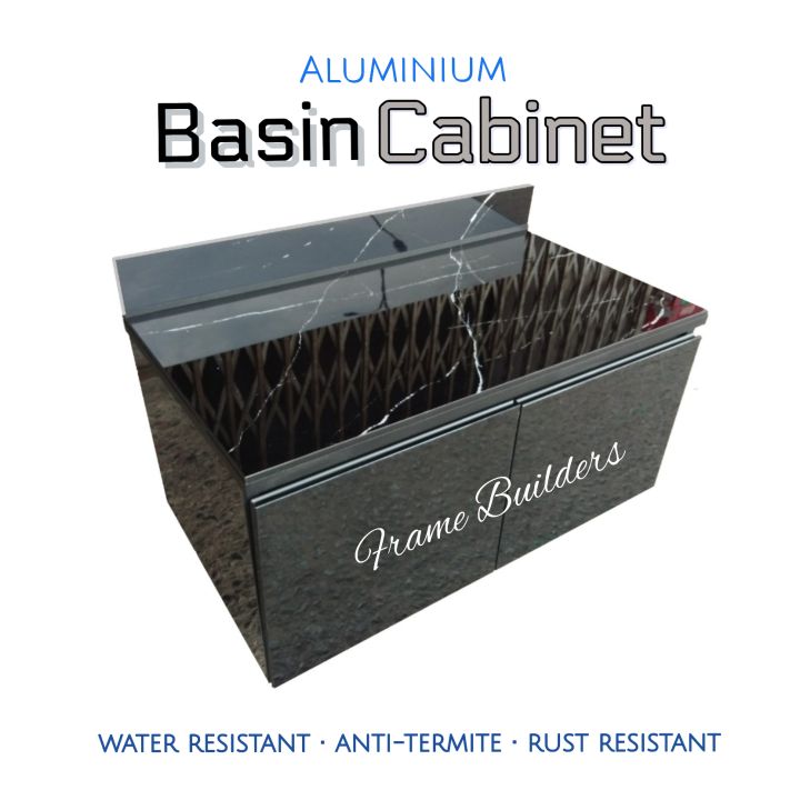 [PRE-ORDER]Basin Cabinet/Aluminum Basin Cabinet/Ceramic Countertop ...