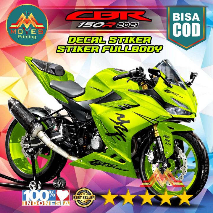 ⭐⭐⭐⭐⭐ ( COD ) DECAL STICKER FULL BODY - DECAL STIKER MOTOR NEW CBR 2021 ...
