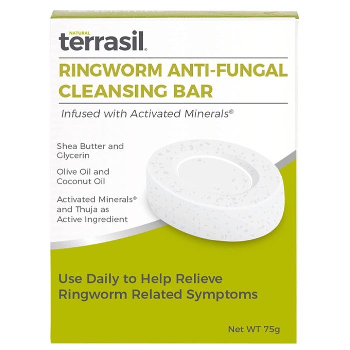 Terrasil Ringworm Anti-fungal Cleansing Soap Bar, Kills Fungus Fungal ...