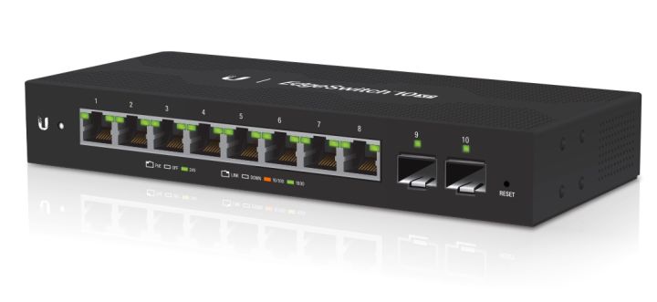 Ubiquiti Edge Switch ES-10XP 10-PORT Gigabit Managed Switch with POE ...