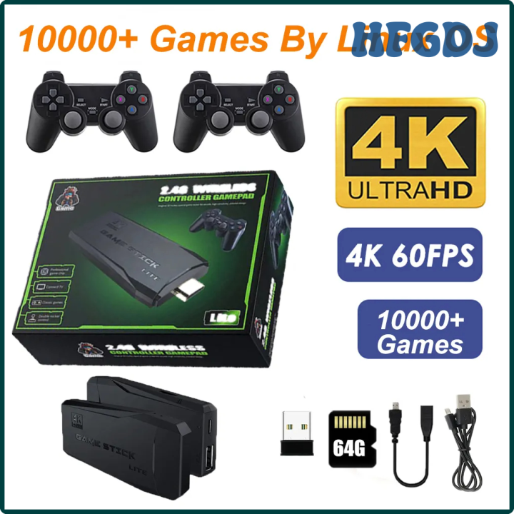 HFGDJ LEMFO M8 Game Stick 4K Linux OS TV Video Game Console Built-in ...