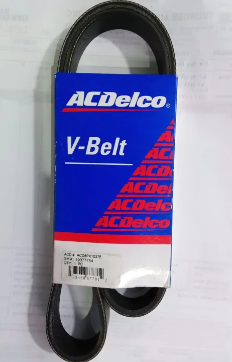 ACDelco Drive belt for Ford Fiesta 1.4L / 1.5L & 1.6L 6PK1037 PN ...