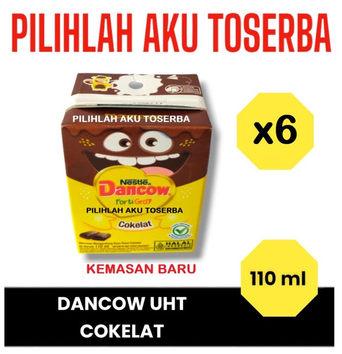 Susu DANCOW UHT COKELAT COKLAT FortiGro - 110 ml ( HARGA PAKET ISI 6 ...