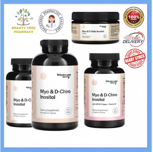 Wholesome Story Myo-Inositol & D-Chiro Inositol Hormonal Balance 120 ... Wholesome Story Myo-Inositol & D-Chiro Inositol Hormonal Balance 120 ...