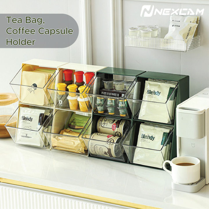 Nexcam Kitchen Coffee Capsule, Tea bags, Pack Sugar & One Serving pack ...