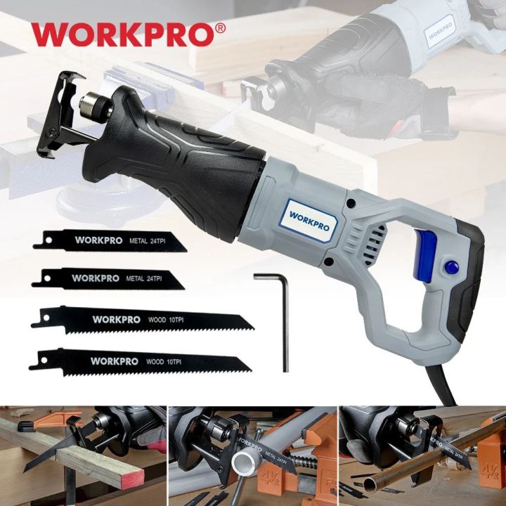 WORKPRO 710W Electric Saw Reciprocating Saw Tools untuk kayu DIY alat ...