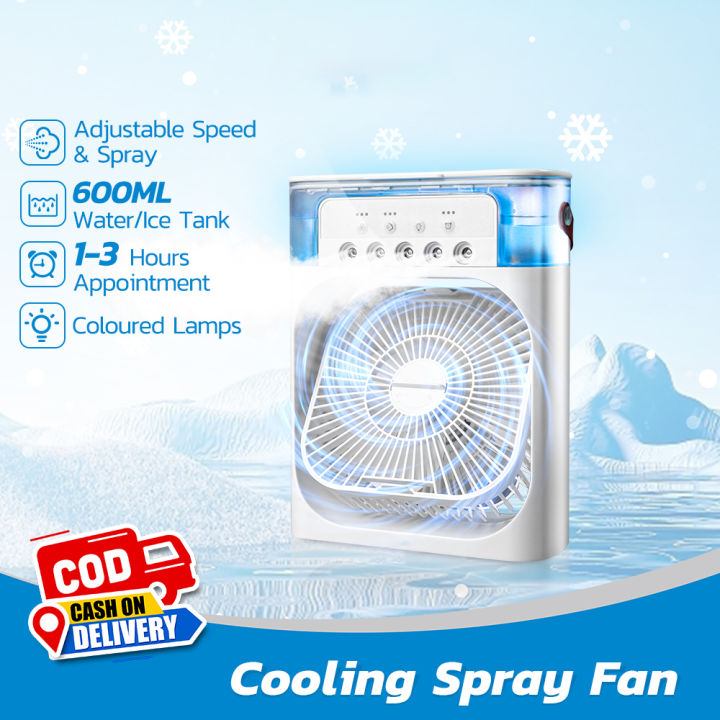 electric Fan mini fan humidifier air cooler portable purifier USB ...