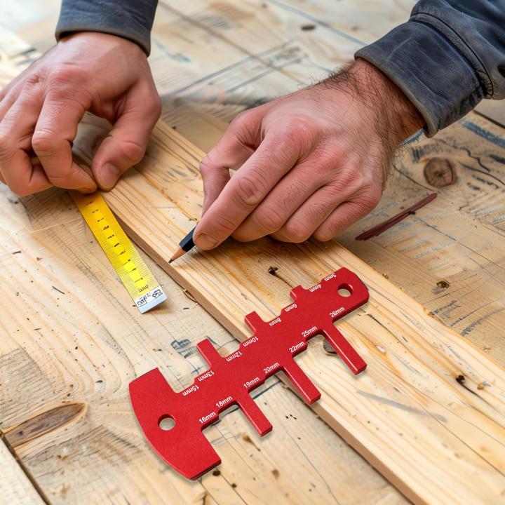 Newfamei Depth Gauge Layout Measuring Tool for Carpentry Construction ...