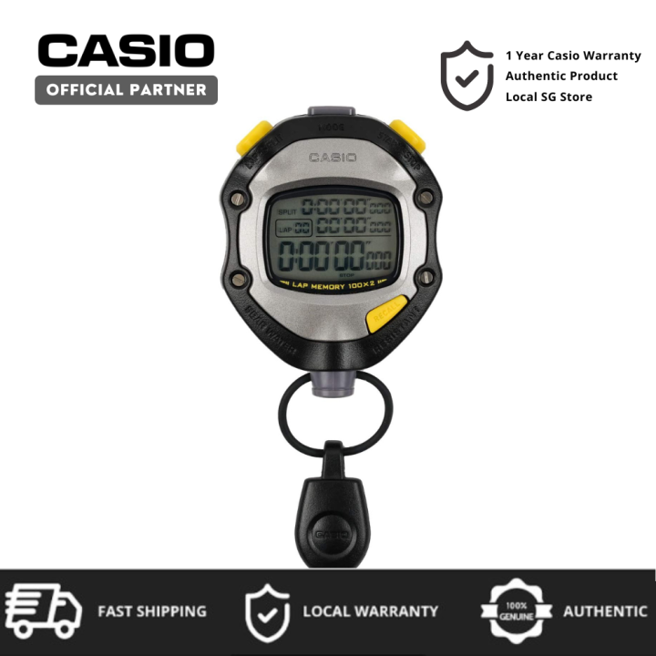 Casio HS-70W 1/1000-second stopwatch Full auto-calendar (to year 2099)(1 Year Local Warranty ...