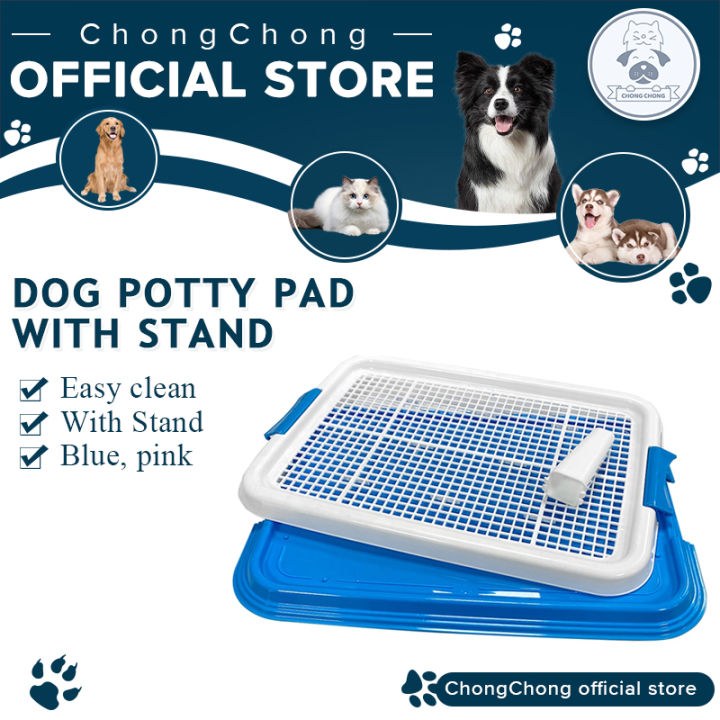 [CHONG CHONG] Dog Training Potty Pad With Stand Dog poop tray | Lazada PH
