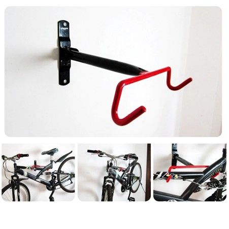 TKK Heavy Duty MTB Mountain Bike Wall Hanger Hanging Wall Mounted ...