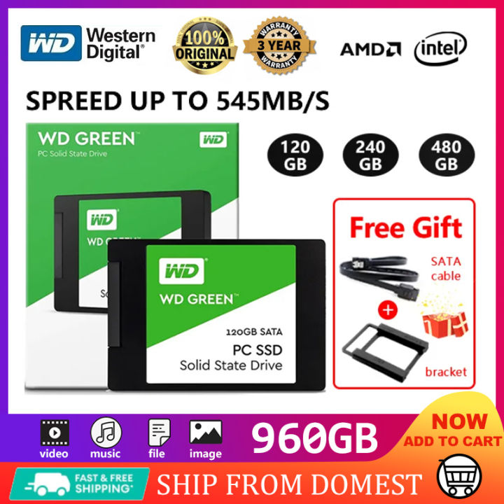 【Local Stock】Western Digital WD Green 2.5'' SATA SSD Internal Solid ...
