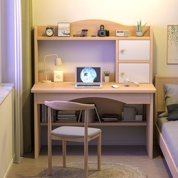 [COD] Computer Desk Desktop Bookshelf Combination Writing Bedroom ...