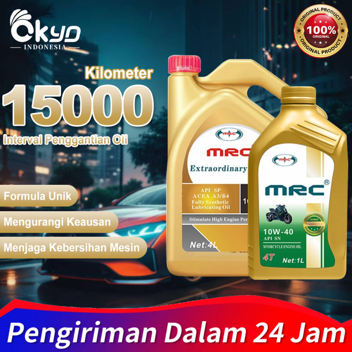 ORIGINAL ENGINE OIL/ORIGINAL BARCODE HIJAU/Oli Mesin 10W-40 1Lite/Liter Bensin Solar Diesel ...