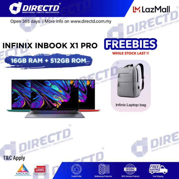 [PRE ORDER] INFINIX INBOOK X1 PRO [I7 | 16GB RAM + 512GB ROM], 1 YEAR ...