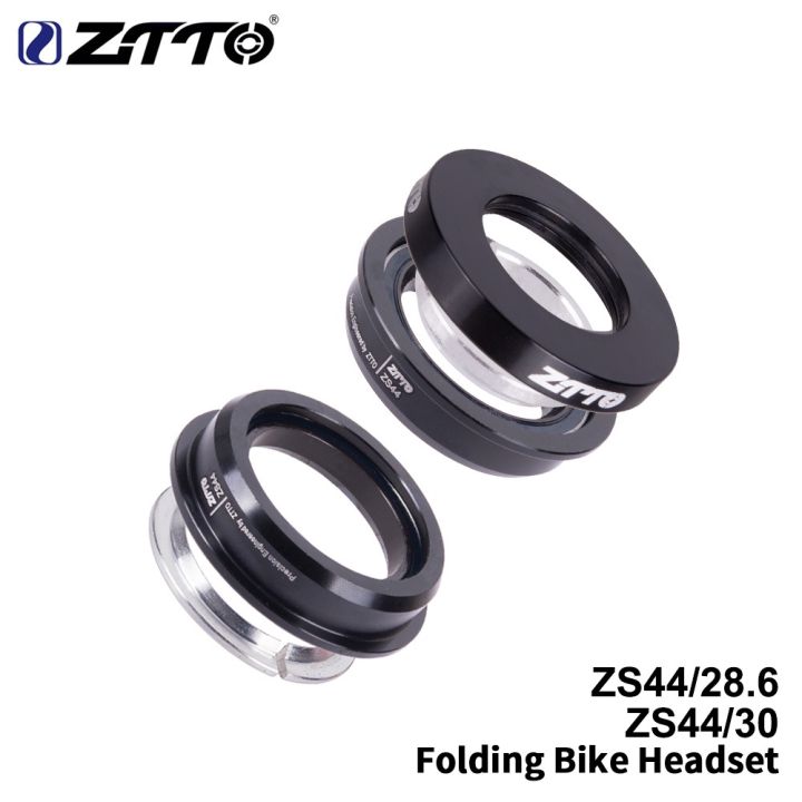 ZTTO Headset F4444S Folding Bike ZS44 Headset 44mm Steering 1-1/8 28.6mm Straight Tube Mountain ...