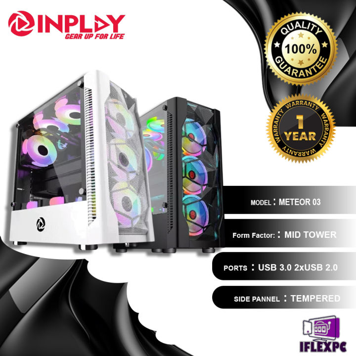 INPLAY METEOR 03 TEMPERED CASE MID TOWER | Lazada PH