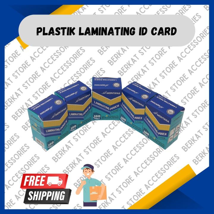 Plastik Laminating KTP / Laminating KTP Montana 250 - Micron | Lazada ...