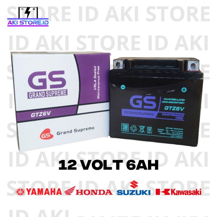 AKI KERING MOTOR HONDA VARIO 125 CBS ISS GTZ7S ACCU MOTOR SATRIA FU 150 ...