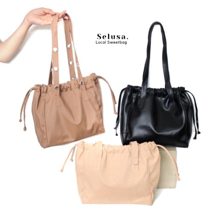 SELUSA JISOO TOTEBAG SERUT | Totebag Waterproof Series Terbaru | Lazada ...
