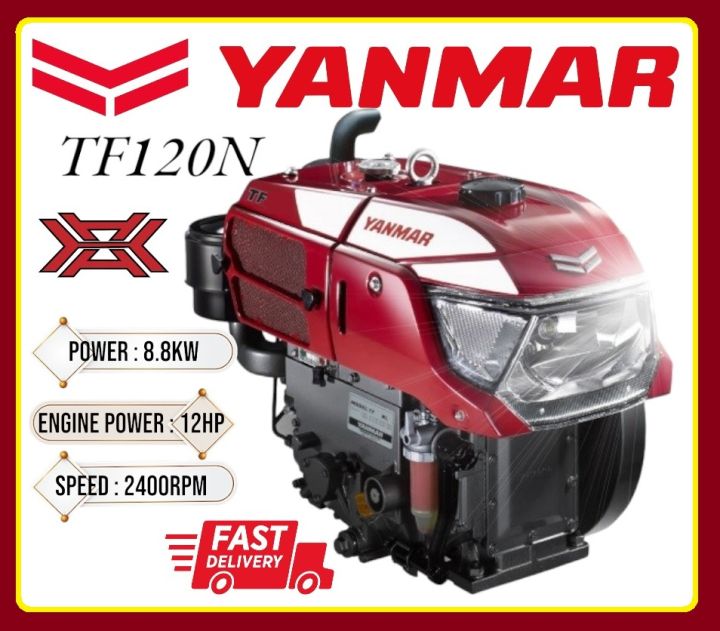 YANMAR DIESEL ENGINE(12HP) TF120 / YANMAR DISEL ENJIN TF120N 12HP | Lazada