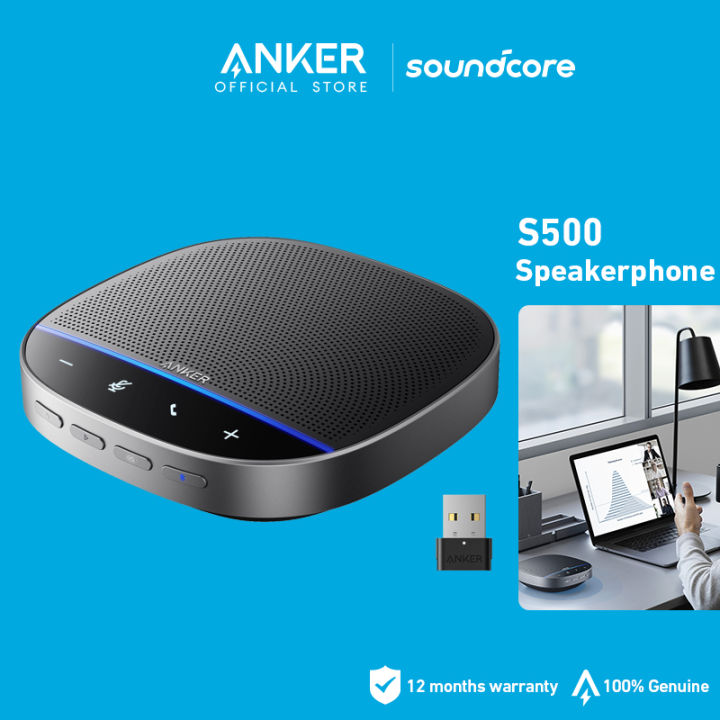 Anker PowerConf S500 Speakerphone with Zoom Rooms and Google Meet ...