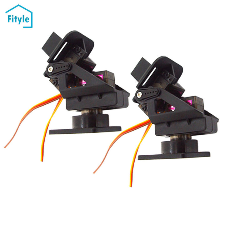 Fityle 2x PT Mini Pan-tilt Assembled w/ Servo Camera Mount Platform For ...