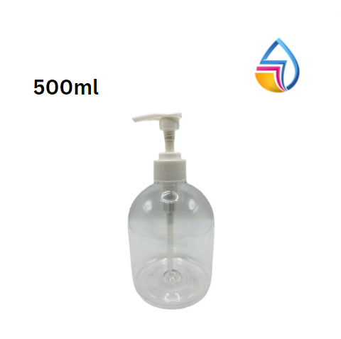 500ml - Round Clear Bell Pump Bottle Type C Cap | Lazada PH