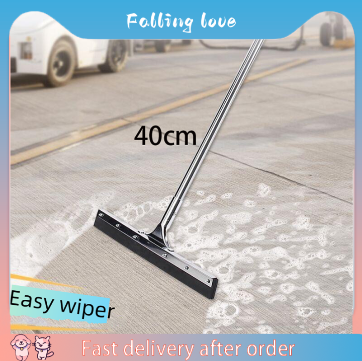 Heavy Duty Floor Squeegee Scrubber Silicon Rubber Blade Floor Wiper ...