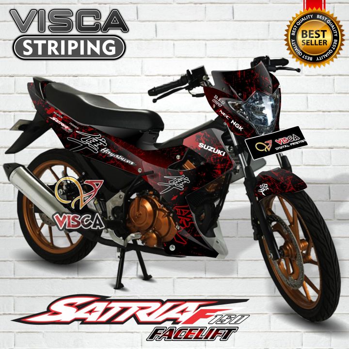 Stiker Striping Satria Fu Facelift Full Body Variasi Hayabusa | Lazada ...