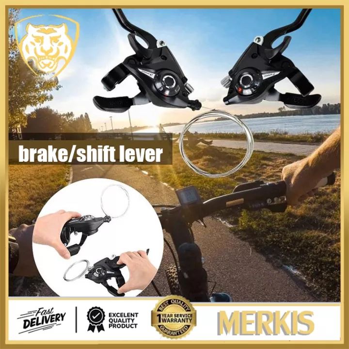 Bike Accessories Shimano 3×8 Speed Shifter MTB Bike Brake Lever Combo ...