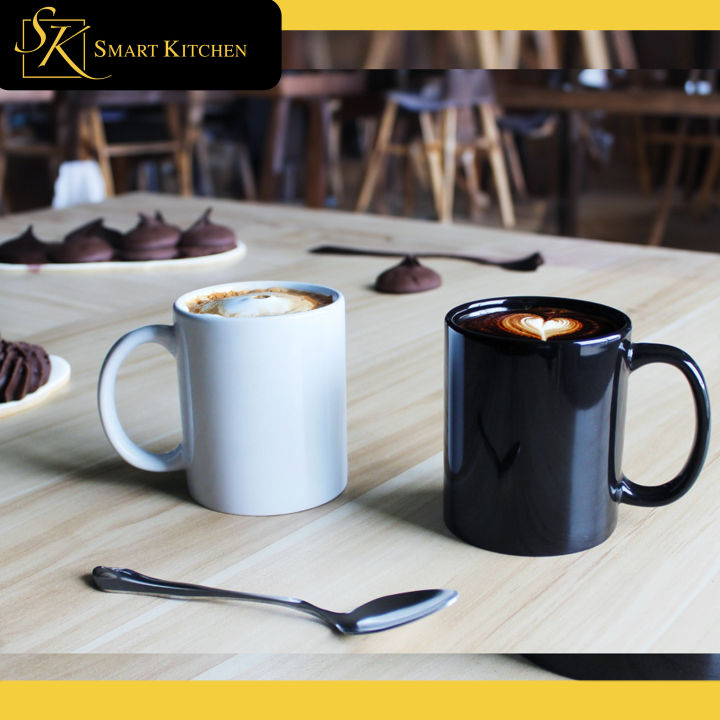 Smart Kitchen 11oz Pure Color Mugs (7102) coffee mugs tea mugs black ...