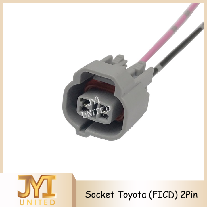 Toyota Socket FICD 2 PIN Socket Connector With Wire | Lazada