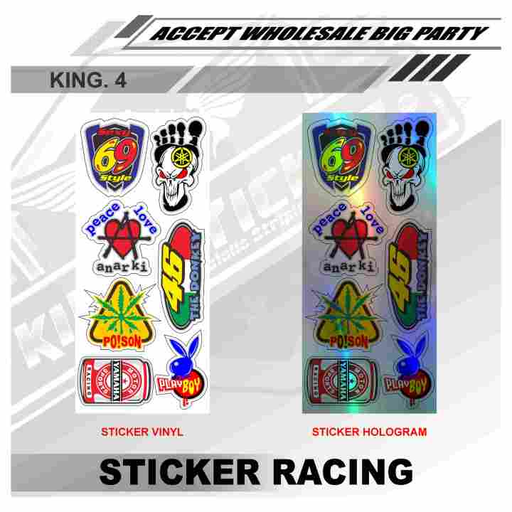 Sticker Racing Sticker Herex - Sticker Pack Racing Murah. KS.04 ...