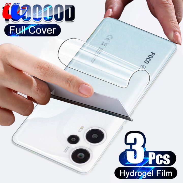 For Xiaomi Poco F5 Pro Hydrogel Film 3pcs Back Soft Tpu Screen
