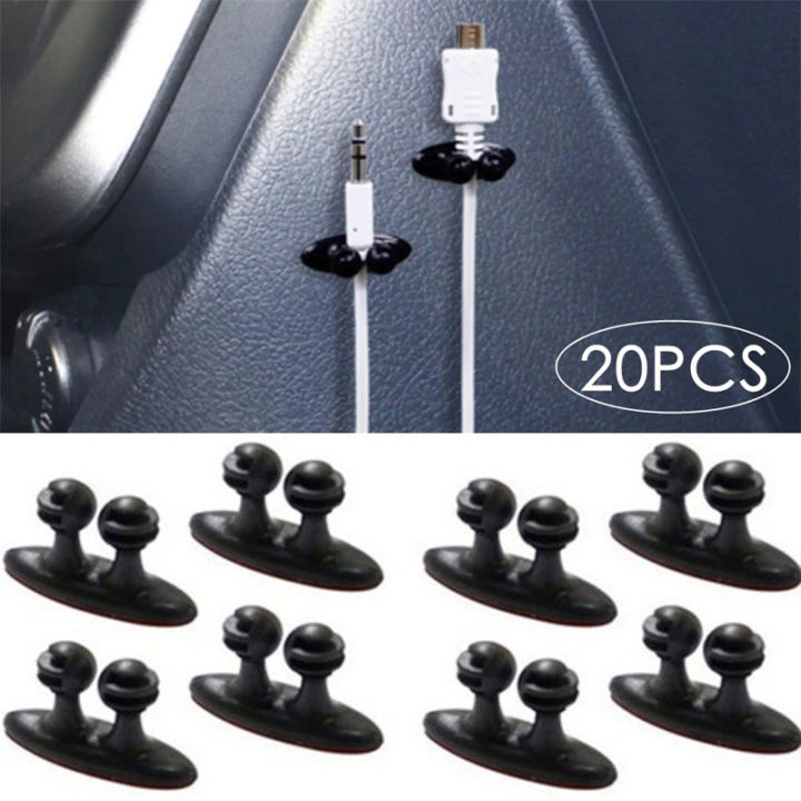 20/10/5/1pcs Car Dashboard Mobile Phone Cable Holder Clip Organizer ...