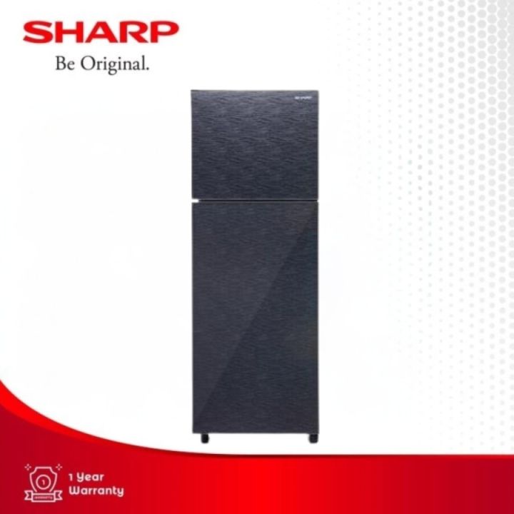 Sharp Kulkas 2 Pintu SJ-246XG Shine Glass Matrix 205L | Lazada Indonesia
