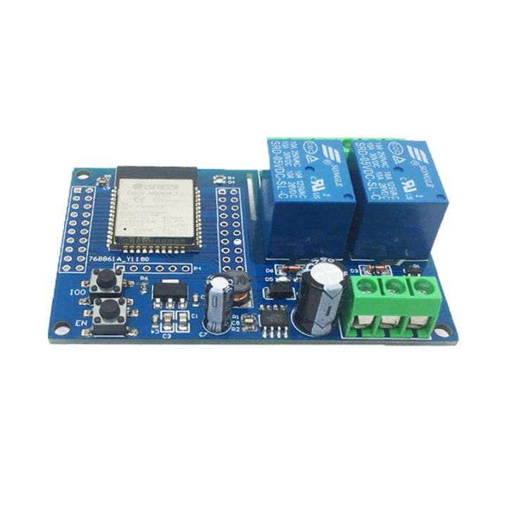 Dual-Channel WIFI Relay Module ESP32-WROOM Development Board Secondary Development DC5-60V Power ...