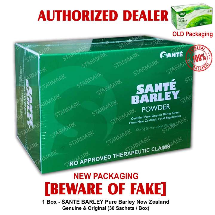Sante Barley Powder Pure Barley Powder Drink New Zealand 30 Sachets x ...