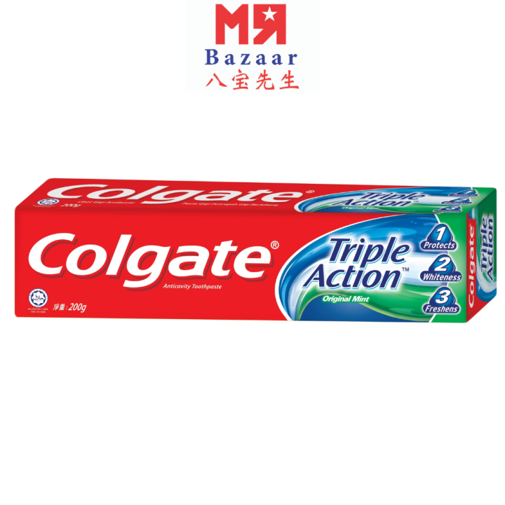 Colgate Triple Action Toothpaste 200g | Lazada Singapore