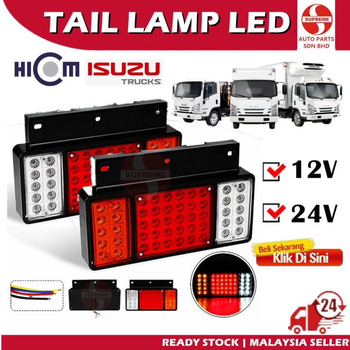 S2U Truck Tail Lamp Isuzu Hicom Perkasa Hino Dutro Canter Fuso LED ...