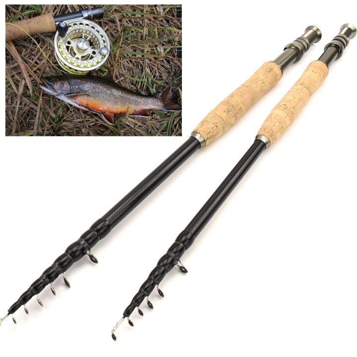 【COOL】 New 2.1M 2.4M 2.7M 3.0M telescopic Fly Fishing Rod Portable ...