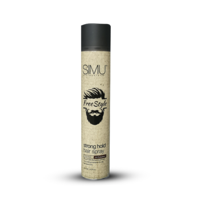 SIMU Professional Strong Hold Hair Spray UV Protection Ultra Fine 420ml ...