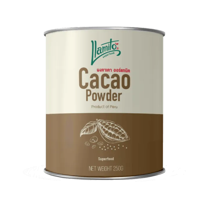 Llamito ผงคาเคา ออร์แกนิค (Organic Cacao Powder) ขนาด 250g | Lazada.co.th