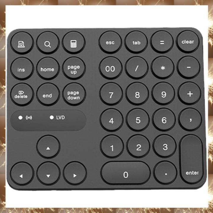 (TIPM) Rechargeable Double Bluetooth Number Pad Wireless Numeric Keypad ...