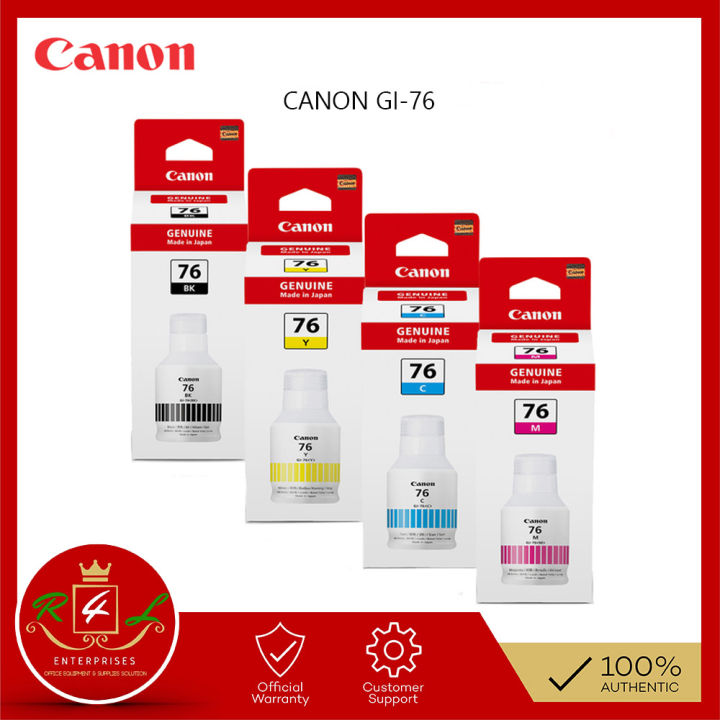 Canon GI-76 Ink Bottle CMYK | Lazada PH