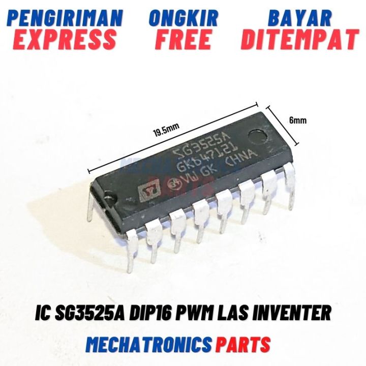 IC SG3525A DIP16 PWM Las Inventer Persamaan KA3525A KA 3525 KA3525 ...