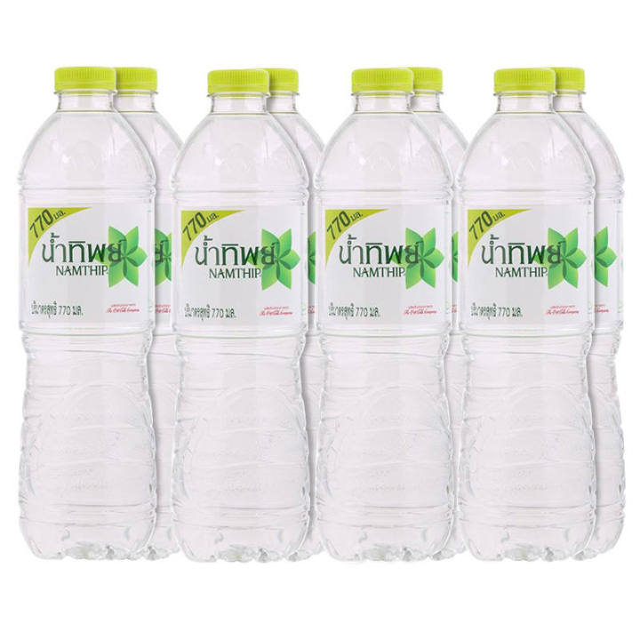 น้ำทิพย์น้ำดื่ม 770มลX8 Namthip Drinking Water 770mlX8 | Lazada.co.th